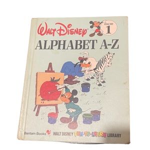 Vintage | Other | Vintage Disney A To Z Alphabet Book 984 | Poshmark